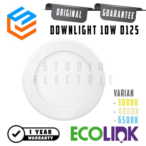 Jual Lampu Ecolink LED Downlight EDL190B 10 Watt Bulat - 10W 10 Watt ...