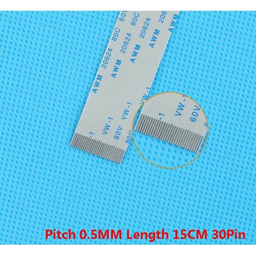 Jual FFC 12 Pin 15cm Flexible Flat Cable 0.5mm Pitch Forward Direction ...