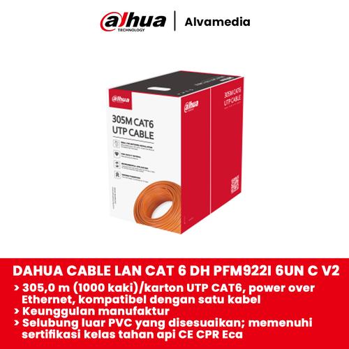 Jual Cable Lan Cat 6 Dahua DH PFM922I 6UN C V2 HighQuality Bergaransi ...