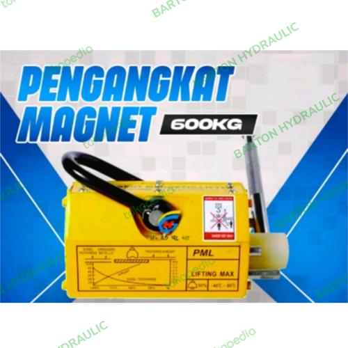 Jual Permanent Magnet Lifter 600kg Magnetic Lifting Pengangkat Magnet ...