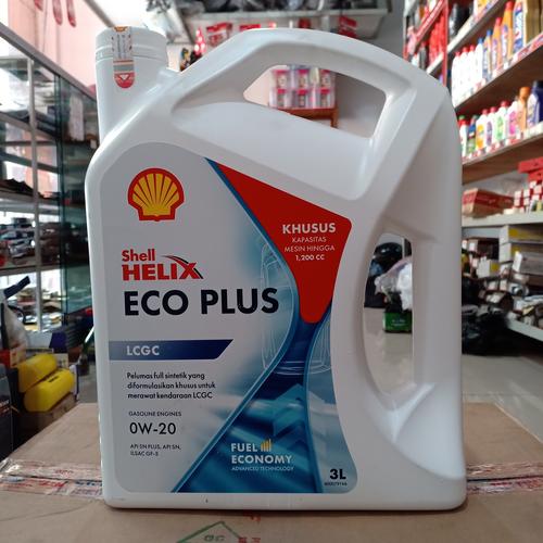 Jual OLI MESIN SHELL HELIX ECOPLUS LCGC 0W20 3LITER - Kota Semarang ...