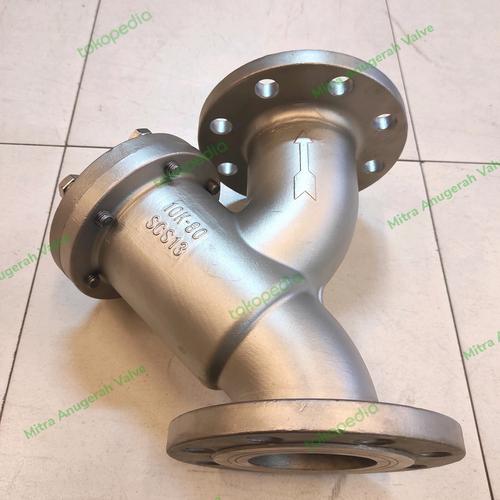 Jual Y Strainer Stainless SS304 JIS 10K Flange 3"inch - DN80 - Jakarta Barat - MITRA ANUGERAH ...