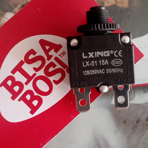 Jual Overload termal overcurrent switch manual reset sikring otomatis ...