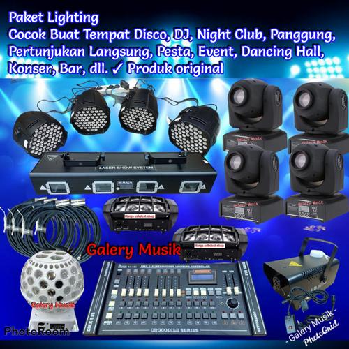 Jual Paket lampu Lighting Buat Tempat Disco, DJ, Night Club, Panggung ...