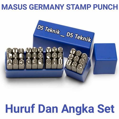 Jual Angka Huruf Ketok 10 Mm Masus Made In Germany Huruf Angka Ketok ...