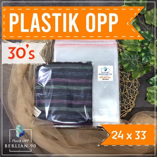 Jual Plastik Opp 24x33 cm Plastik Opp Seal Plastik Opp Lem Tebal 30s ...