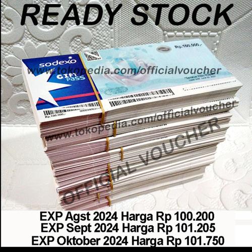 Jual Voucher Sodexo - 100kjuli&agst24 - Jakarta Utara - OFFICIAL ...