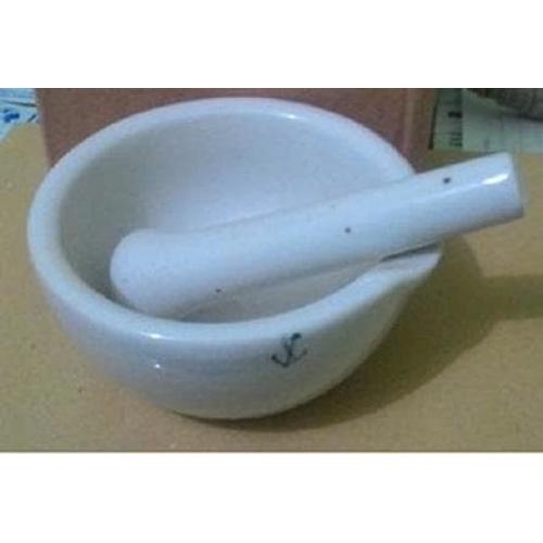 Jual Mortar And Pestle Porcelain 13 cm / Tumbukan Obat / Cawan Penumbuk ...