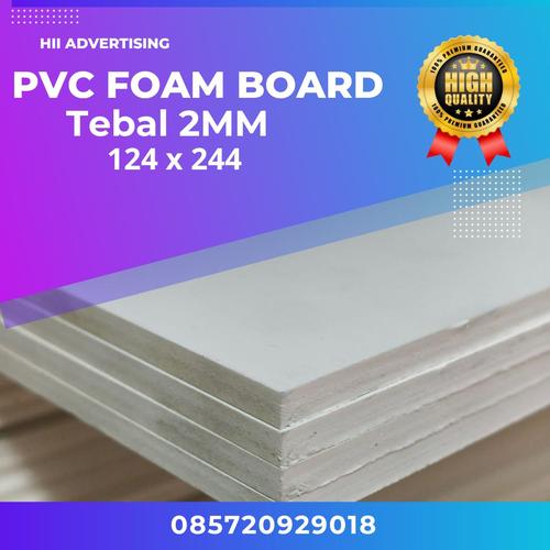 Jual PVC FOAM BOARD 2MM 122 x 244 untuk maket Pvc Sheet 2MM lembaran ...
