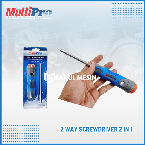 Jual multipro 2 in 1 obeng bolak balik min plus 2 way crewdriver - Kota ...