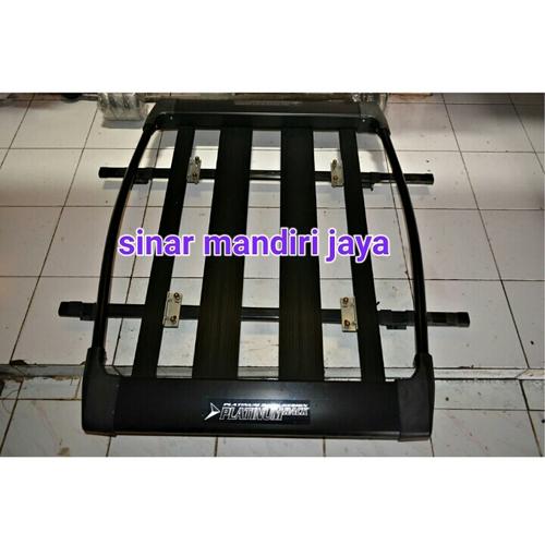 Jual Paket Cross bar jepit roof rail+Rack bagasi Wuling Confero ...