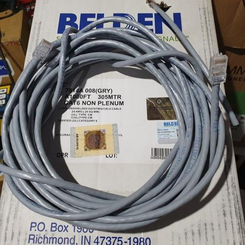 Jual Kabel Lan Utp 7 M Belden cat 6 Original + RJ 45 + pasang - Kota ...