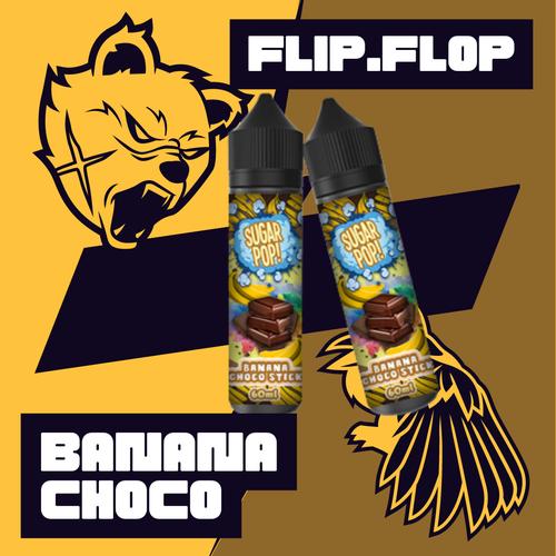 Jual Banana Choco sugar pop liquid rasa pisang coklat botol 60ml - Kota ...