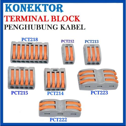 Jual Terminal Block Penyambung Konektor Sambung Kabel Listrik 2 3 4 5 8 ...