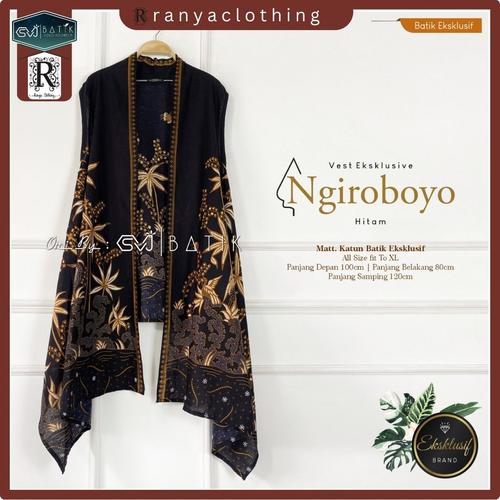 Jual Vest Batik Wanita Outer Katun Batik Eksklusif By SVJ Batik - CROP ...
