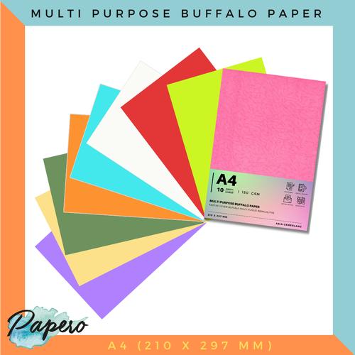 Jual Kertas Karton Cover Buffalo A4 / F4 150 gsm - Merah Muda, A4 ...