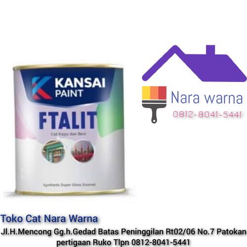Jual FTALIT DOFF DAN SEMI GLOSS Cat Kayu Dan Besi putih dan Hitam 1Kg ...