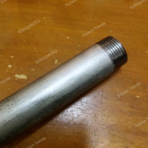 Jual Pipa Nepel SS 304 2 inch Panjang 25 cm - Pipa Drat Luar - Jakarta ...