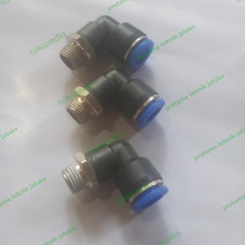 Jual Nepel fitting angin pneumatic elbow selang 10 drat 1/2 inch (PL 10-04) - Kota Tangerang ...