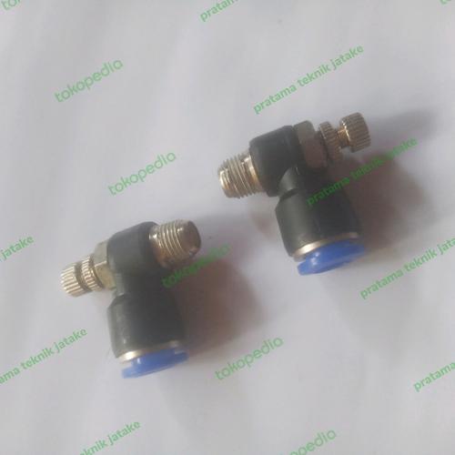 Jual Nepel fitting angin pneumatic speed control 8mm drat 1/8 - Kota ...