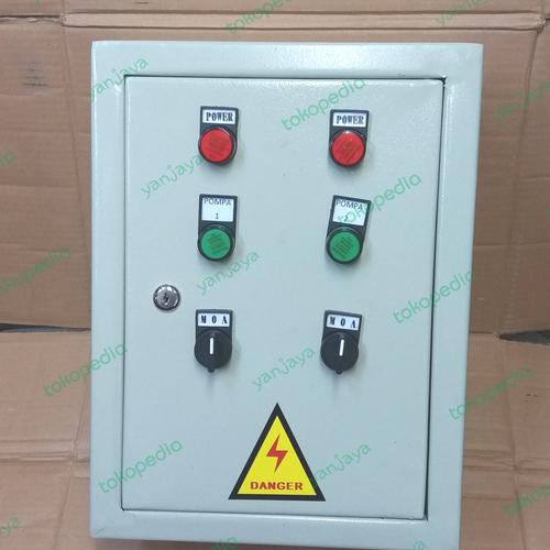 Jual panel timer 2 pompa 1phase 1.5kw/2hp 220Vac/panel timer pompa ...