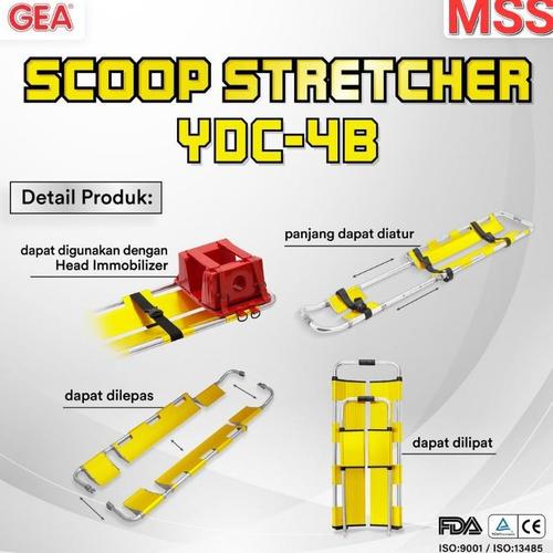 Jual Scoop Stretcher GEA YDC 4A/4B Alumunium-Tandu Evakuasi - Kab ...