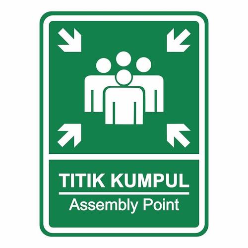 Jual Signage akrilik assembly point | titik kumpul - Kab. Bekasi ...
