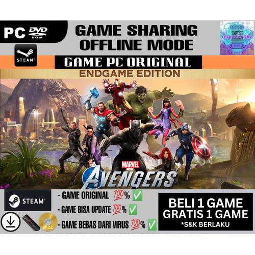 Jual Marvel's Avengers Endgame Edition PC Game Sharing - DVD/DL - Kota Medan - HakuStores ...