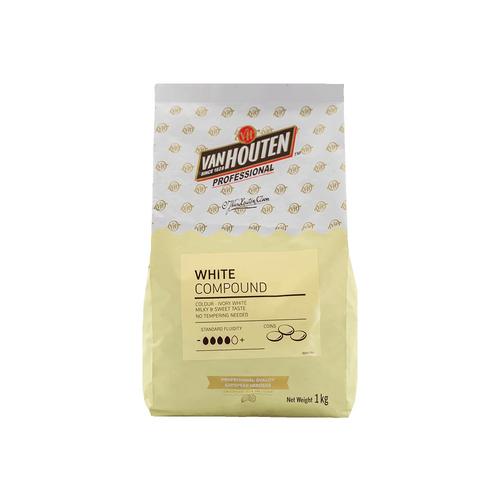Jual White Chocolate Compound Coin Van Houten - REPACK - 1 kg - Kota ...