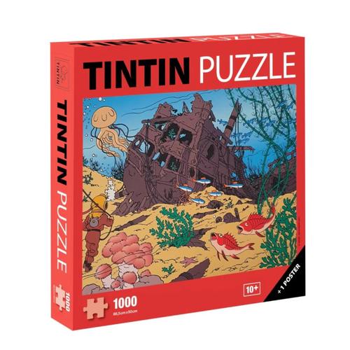 Jual Tintin Puzzle Ship Wreck 1000 Pieces - The Adventures of Tintin ...