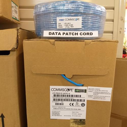 Jual kabel LAN CAT 6 COMMSCOPE BIRU @50 meter - Jakarta Pusat - Data ...