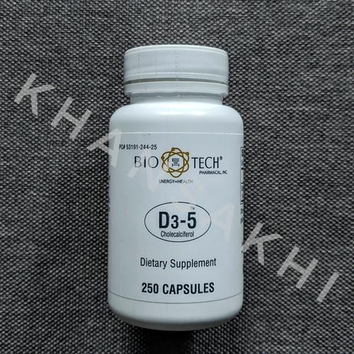 Jual Vitamin D3 Halal 5000IU isi 250 Bio Tech capsule - Januari 2024 ...