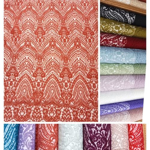 Jual Brokat semi prancis Brukat santily Kain brokat Bahan brukat_kebaya ...