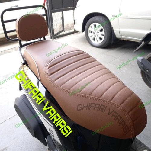 Jual Cover Kulit Jok Motor Fazzio Mbtech / Back Rack Fazzio Paket ...