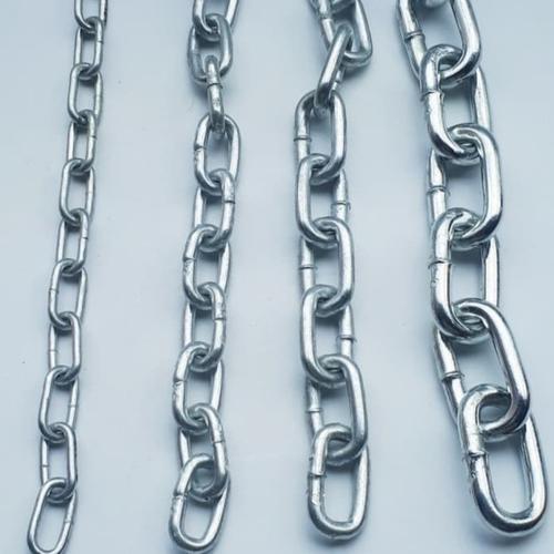 Jual Rantai Besi Kapal 3 mm 1/8" Kecil Putih Gembok Motor Pagar 1 Meter ...