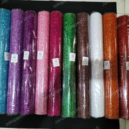Jual Kertas Buket Jaring Glitter Pembungkus Buket atau Kado dan ...