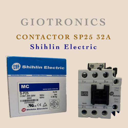 Jual MAGNETIC CONTACTOR SP-25 220V 32 Ampere / AC KONTAKTOR SP 25 ...