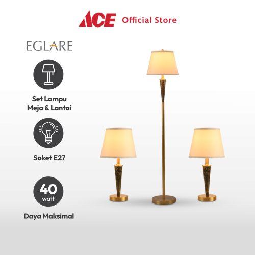 Jual Ace - Eglare Set 3 Pcs Cassie Lampu Meja & Lampu Lantai Marble ...