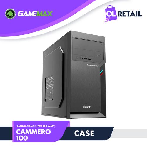 Promo Airmax Cammero 100 Casing Micro-ATX with 500W Power Supply - Kab ...