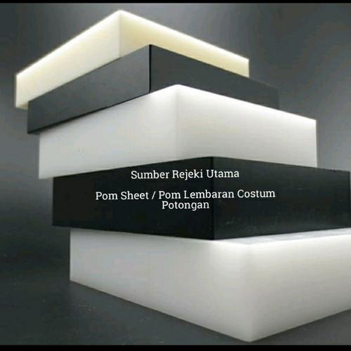 Jual Polyacetal Pom Sheet / Pom Lembaran 50mm x 10cm x 16cm. - Hitam ...