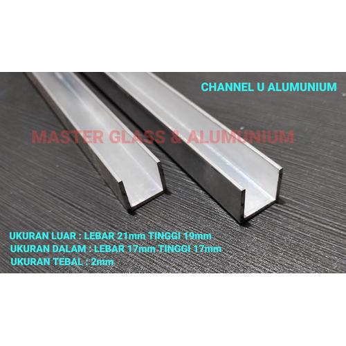 Jual Channel U Alumunium Tebal Pintu Lipat 100cm - Jakarta Barat ...