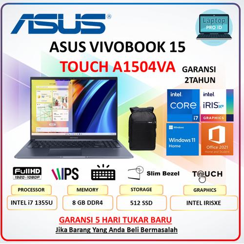 Jual Asus Vivobook 15 a1504Va Core i7 1355u 8GB 512ssd irisXe 15.6fhd ...
