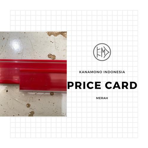 Jual Price Card / Price Tag - Label Harga Rak Supermarket - Putih ...
