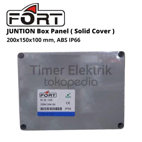 Jual FORT Juntion Box Panel ( Solid Cover) 200x150x100mm, ABS IP66 ...
