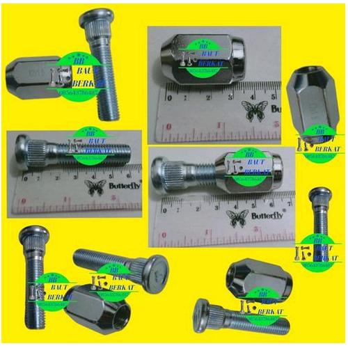 Jual baut roda panjang mur racing kijang panjang corolla harrier camry ...
