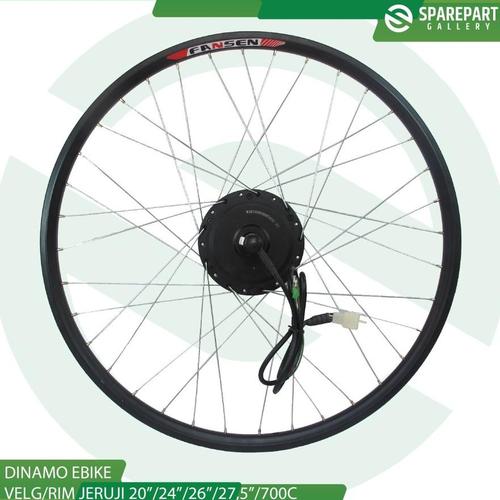 Jual Ebike Kit Sepeda Listrik Dinamo Bldc Roda Belakang 36V350W Dan ...