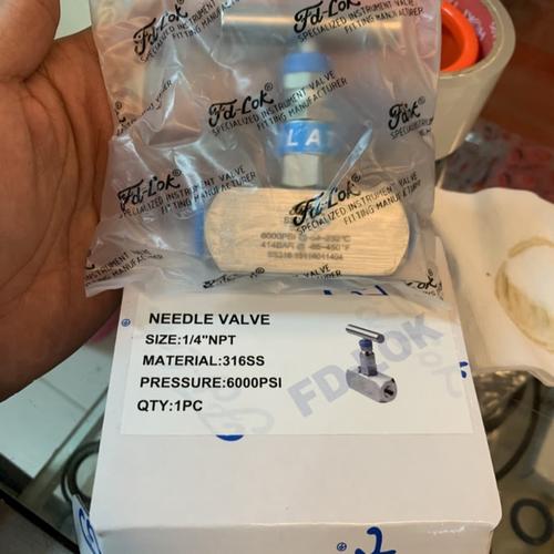 Jual Neddle valve stainless SS316 class 6000 drat 1/2" (inch) / Nedel ...