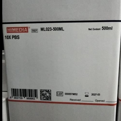 Jual ML023 10X PBS, Molecular Biology Grade, pH 7.4 Himedia 500 ml - Kota Bogor - ISILAB | Tokopedia