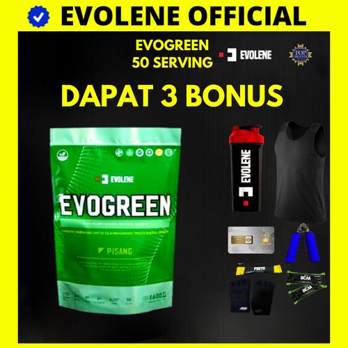 Jual EVOGREEN 50 SERVING BY EVOLENE BPOM VEGAN PROTEIN EVO GREEN ...