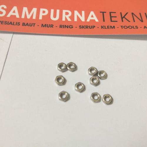 Jual Mur 3mm / M3 stainless 304 - 10pcs - Kota Bandung - Sampurna ...
